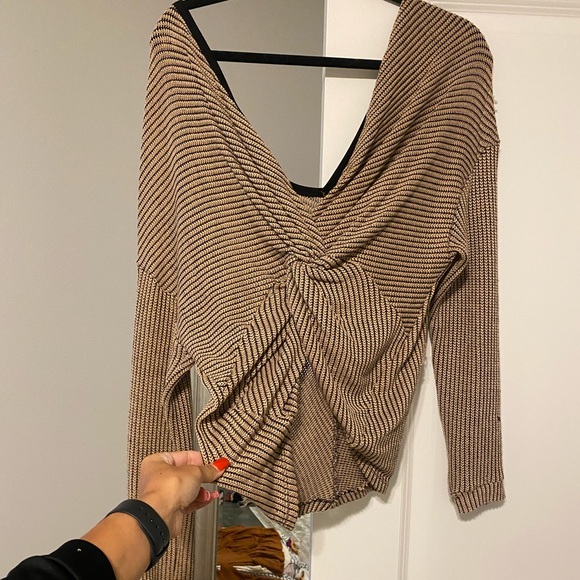 Sweaters | Cute Detailed Sweater With Neutral Colors | Poshmark